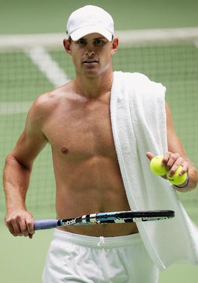 Andy Roddick Shirtless
