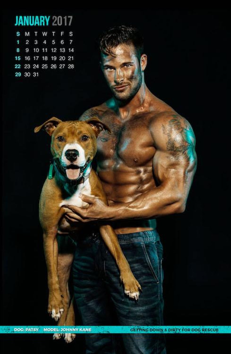Pecs & Pups: 5 Calendar Photos That Will Make You Woof