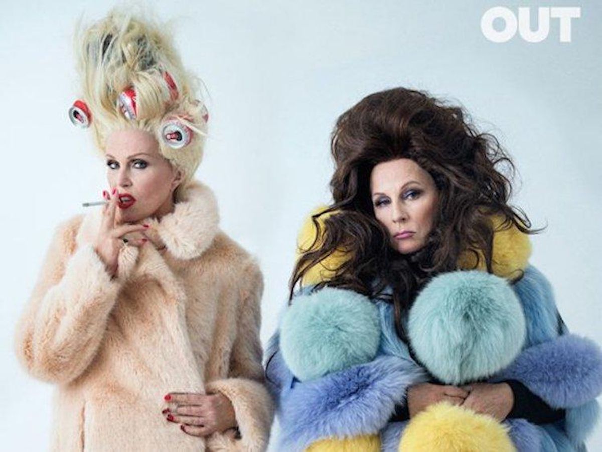'Ab Fab' Stars Can Even Make a Dirty Trump Joke Sound Impossibly Chic