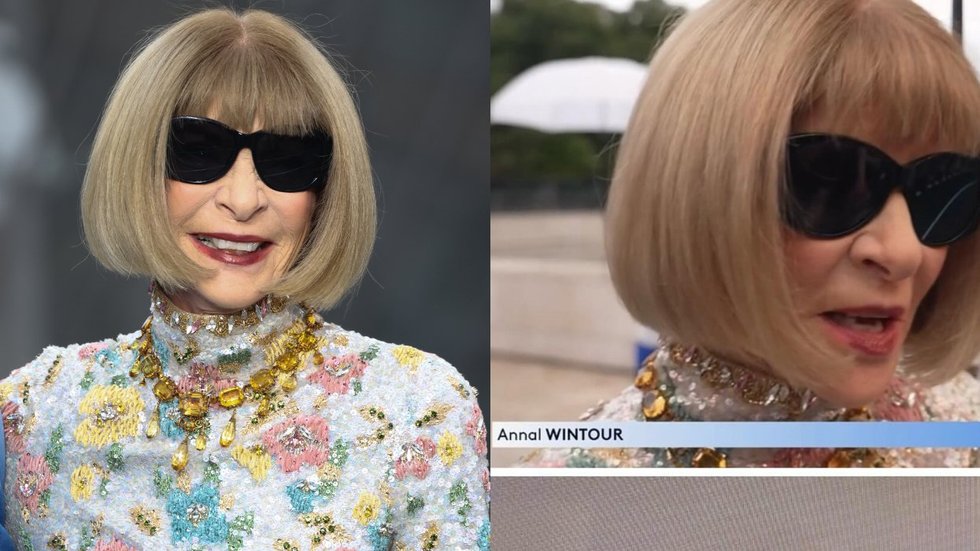 French TV misspells Anna Wintour's name & we're CACKLING