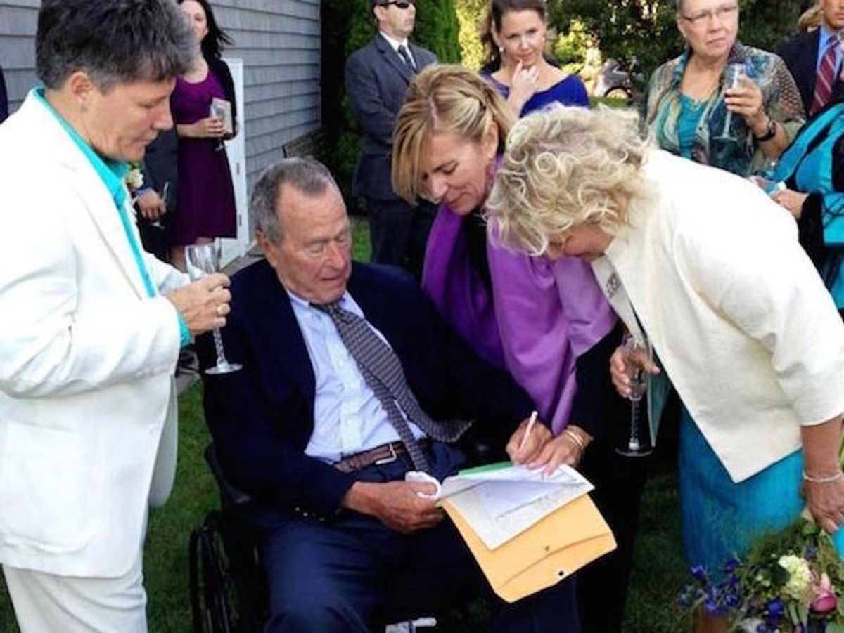 President Bush the Elder on Gay Marriage: 'People Have a Right to Be Happy'