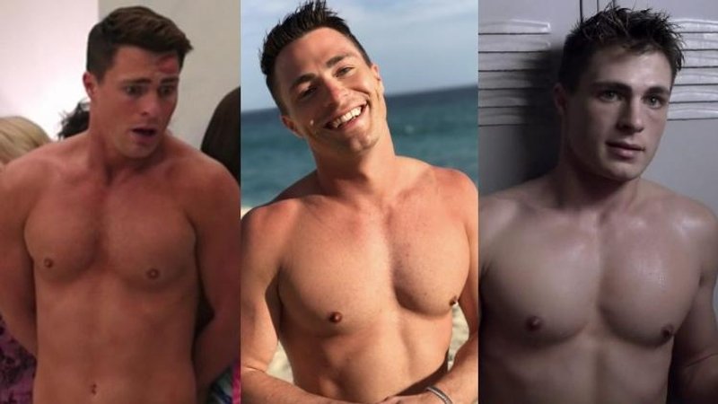 Colton Haynes Calvin Klein Colton Haynes, Joe Jonas At RICHARD CHAI