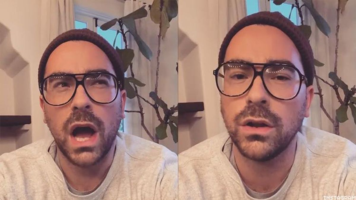 Watch Dan Levy Explain Why Wearing a Mask Isn't About Freedom