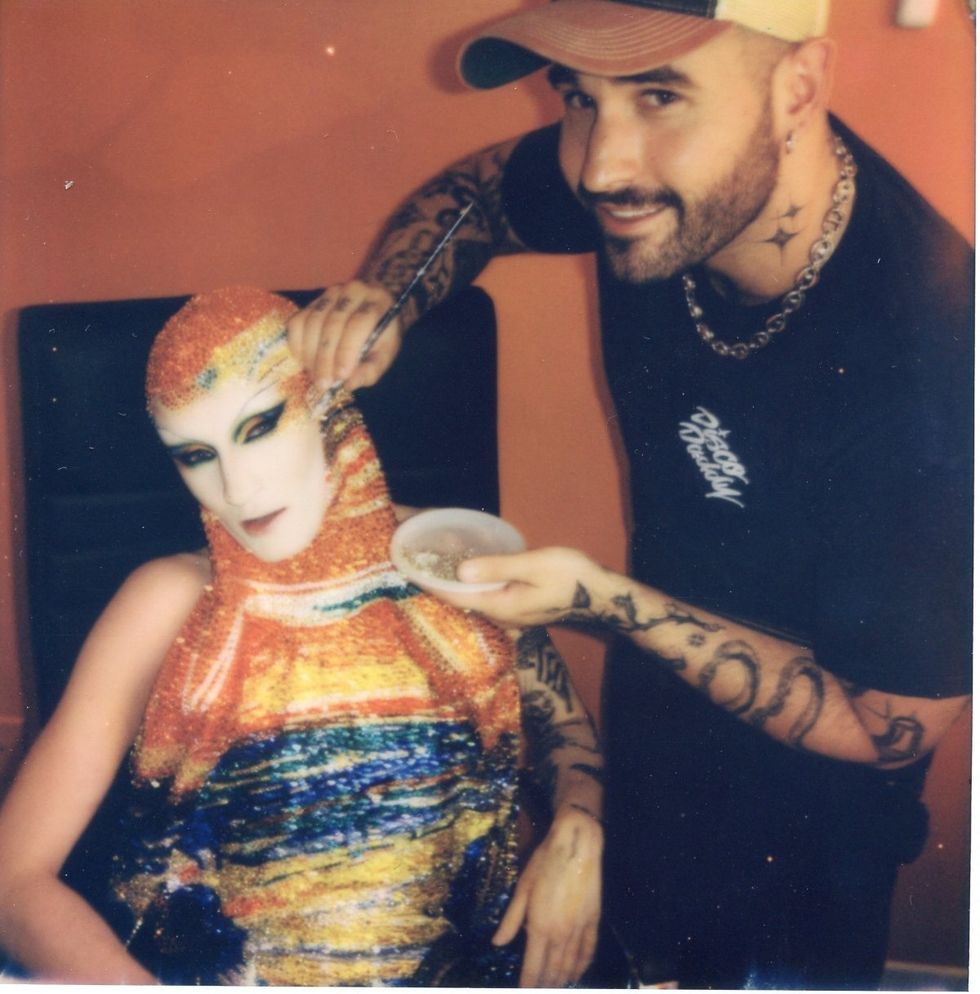 Gottmik & Disco Daddy on creating All Stars 9's Scream dress | Out.com