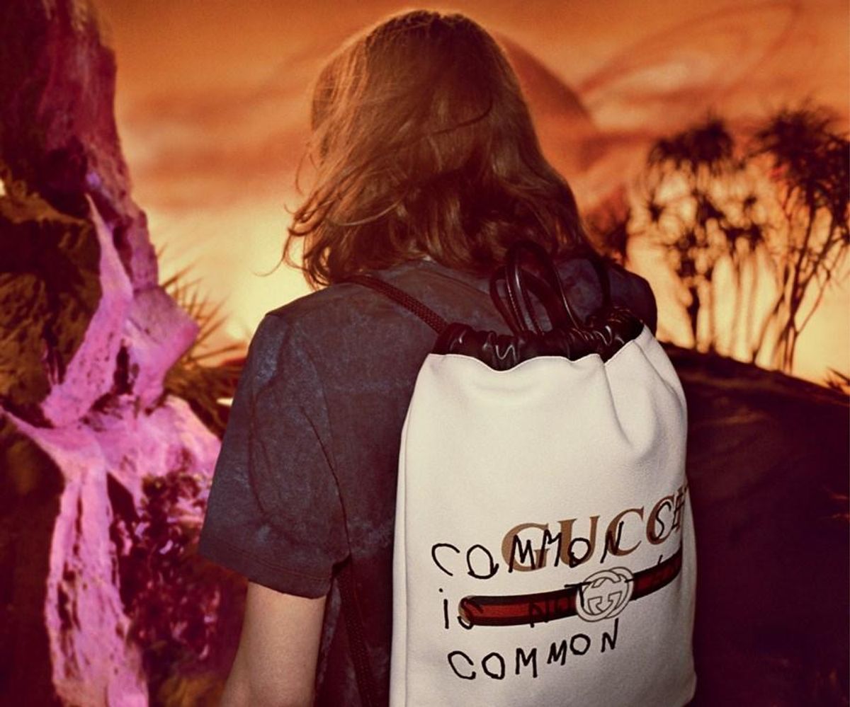 Gucci Fall '17 Campaign Sees Models Kissing Aliens & Fighting Dinosaurs