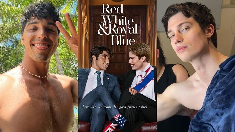Here's What the 'Red, White & Royal Blue' Boys Said About Filming Spicy Scenes Together