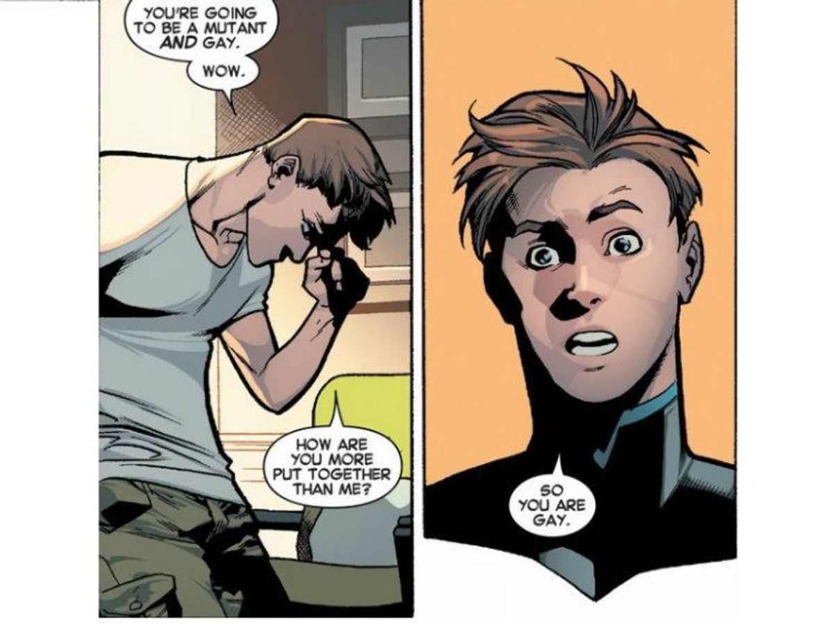 Iceman Finishes His Coming Out Storyline