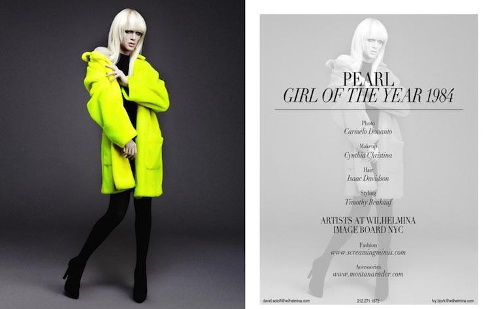 The Transformation of Pearl by Artists at Whilelmina