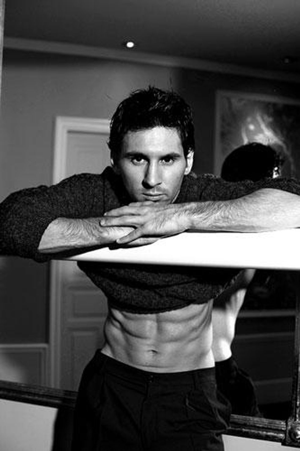 Lionel Messi Poses For Dolce & Gabbana