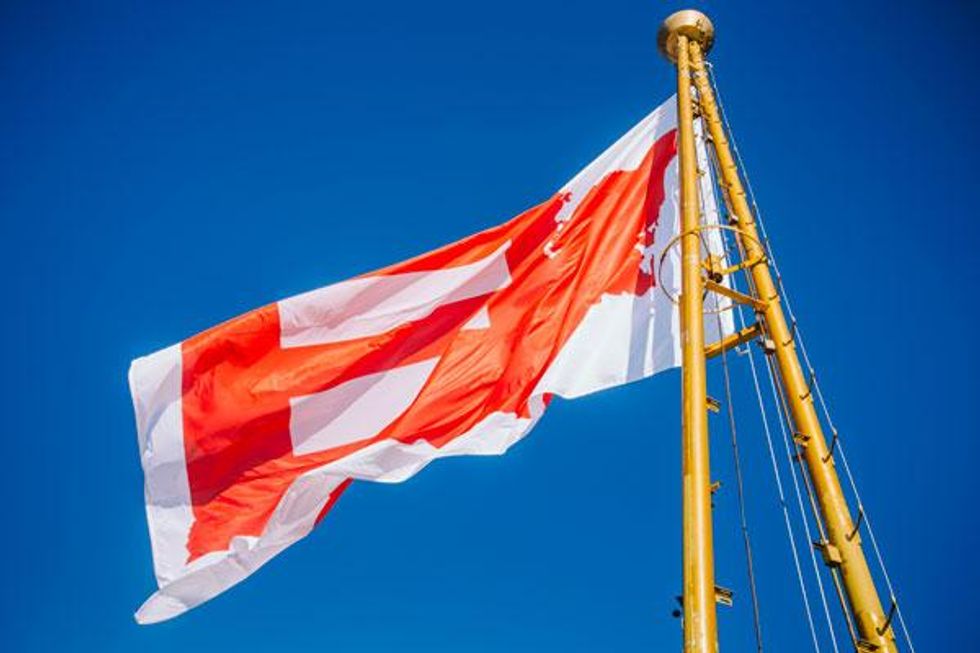 Raising the HRC Equality Flag Atop the Space Needle