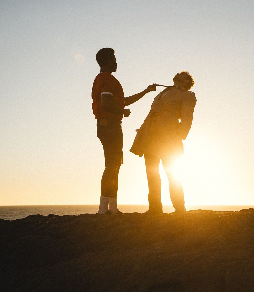 Jelani Alladin & Zane Phillips in Strangers on a Beach trailer