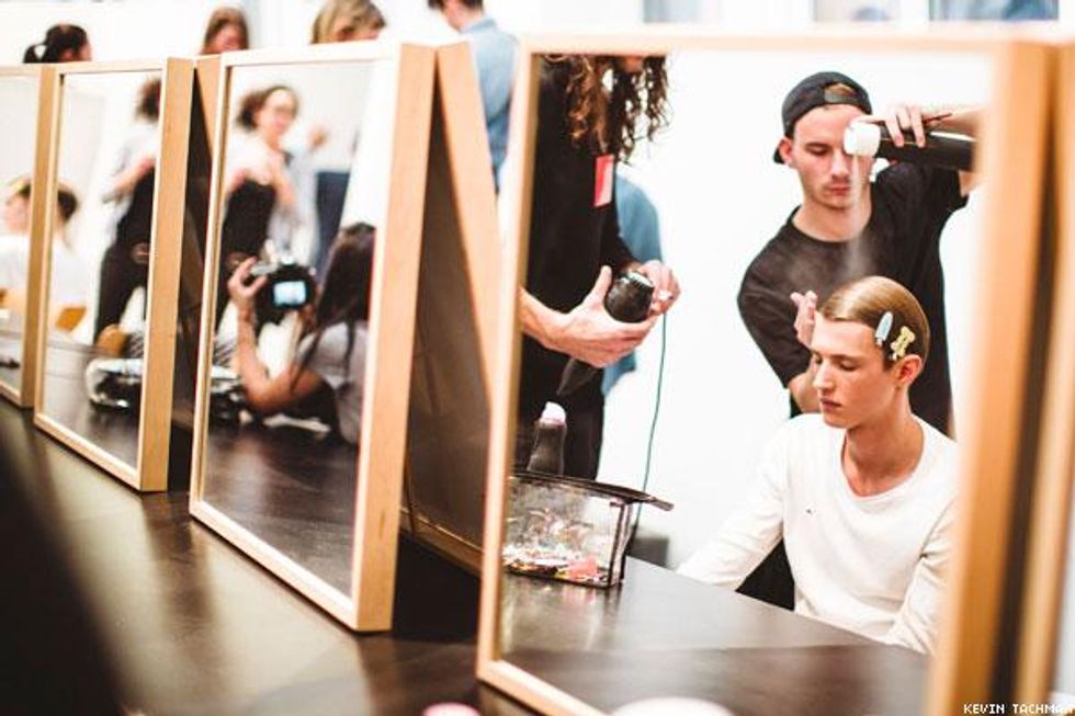 Backstage With Milan Models