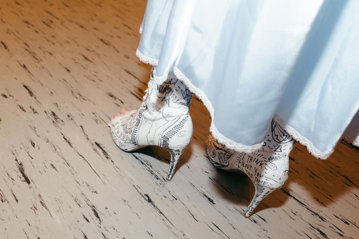 NYFW: Patrick Church Paints Gowns Live in His Fashion Week Performance ...