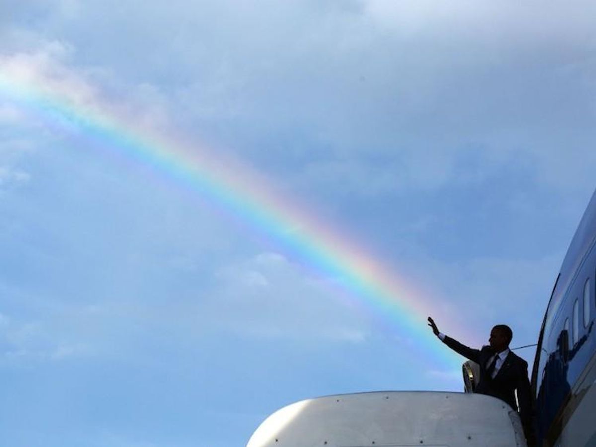 President Obama’s Parting Shot: A Rainbow Over Homophobic Jamaica