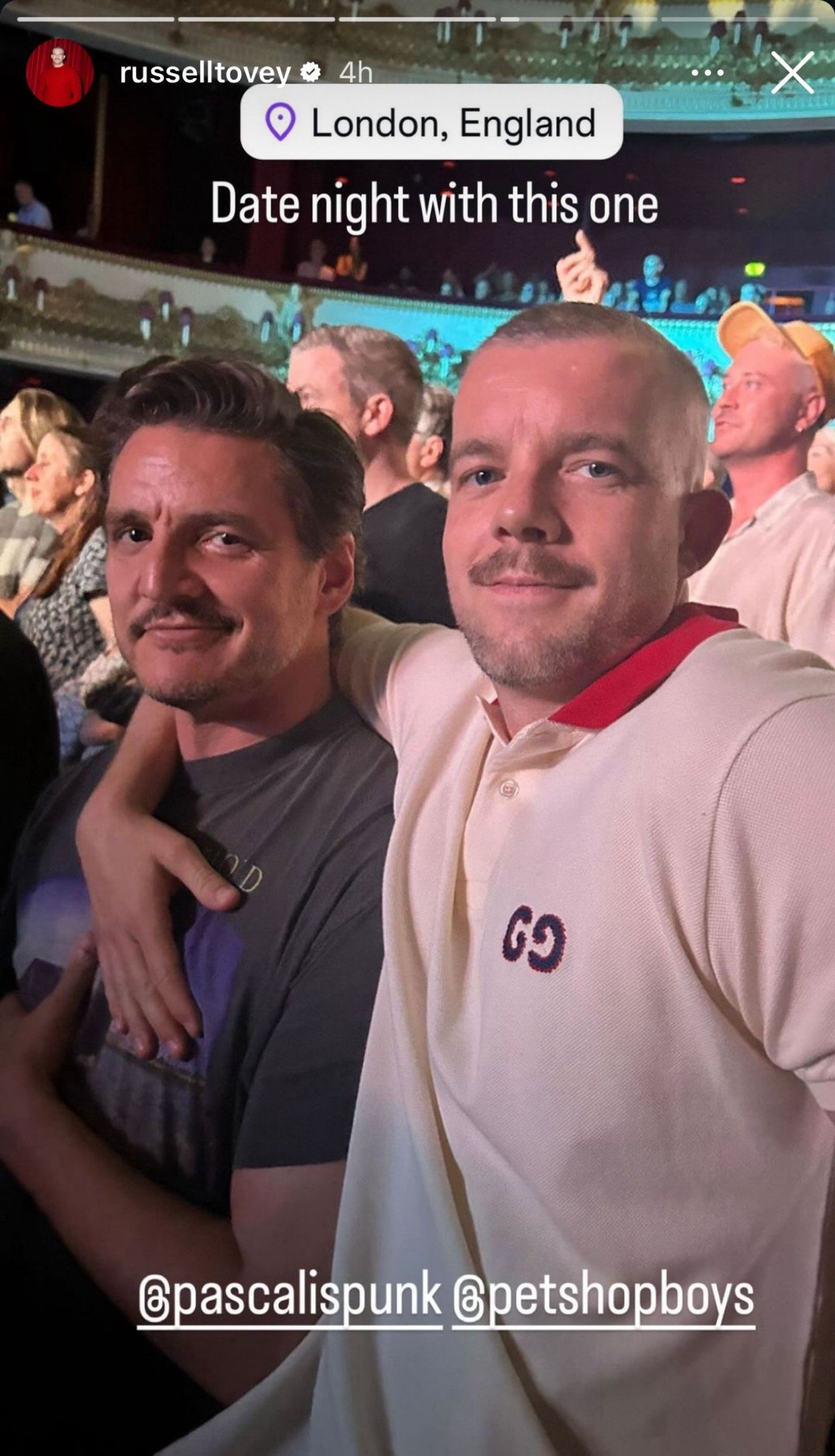 Russell Tovey And Pedro Pascal’s Cozy Date Night Sent Fans Into ...