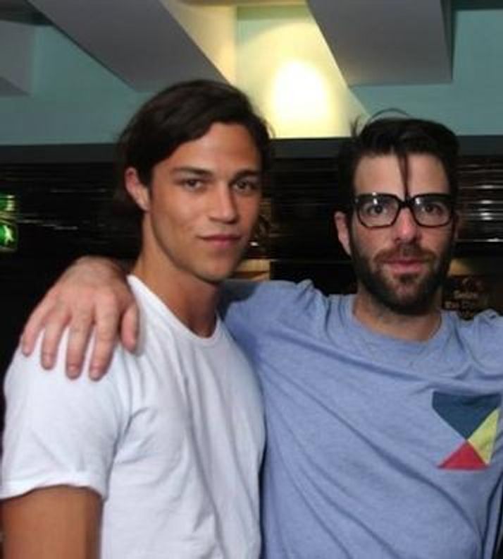 Jonathan Groff Zachary Quinto Kiss