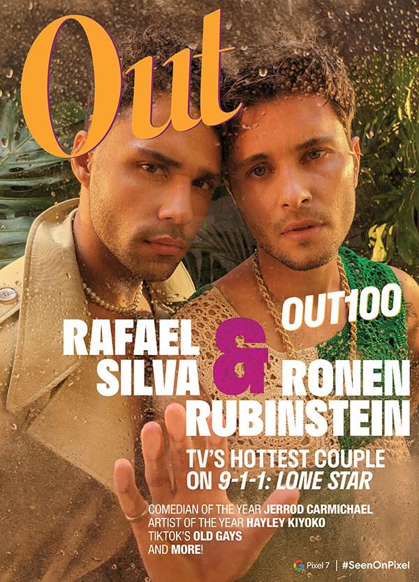 Out100 Cover Stars Ronen Rubinstein & Rafael Silva Televise Queer Love