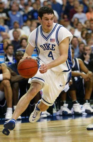 J.J. Redick of the Duke Blue Devils