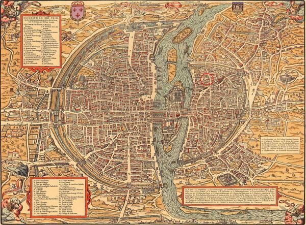 14 Paris Maps, Starting At 360 C.E.