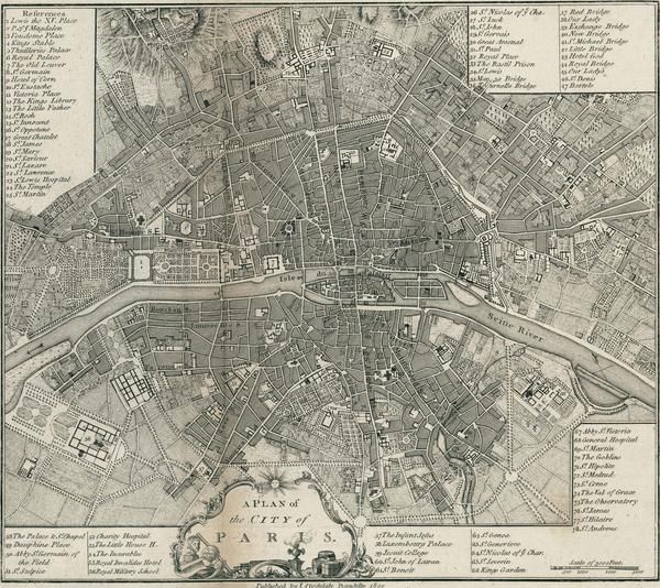 14 Paris Maps, Starting At 360 C.E.