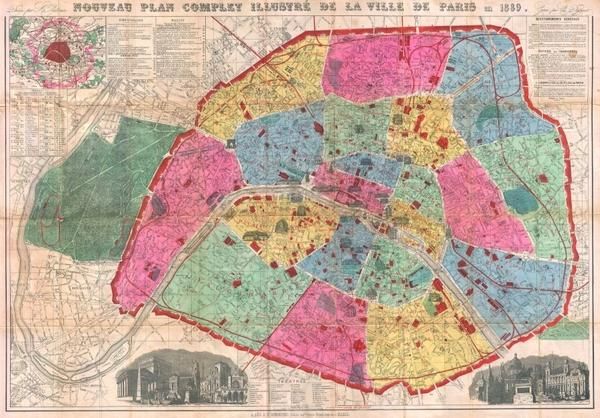 14 Paris Maps, Starting At 360 C.E.
