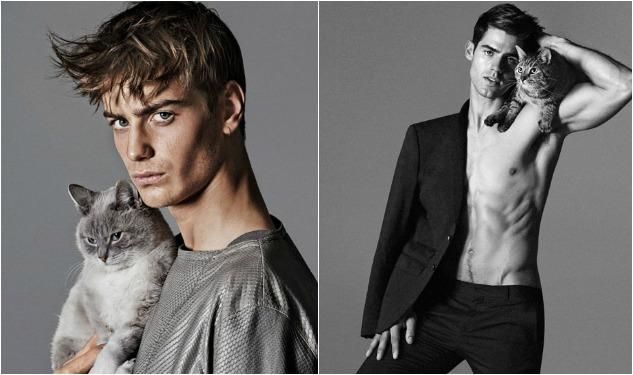 Hot Guys With Cats: Out's Best Fashion Editorial of 2014