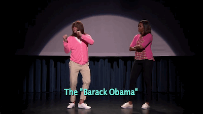 Michelle Obama & Jimmy Fallon Revisit The Evolution of Mom Dancing
