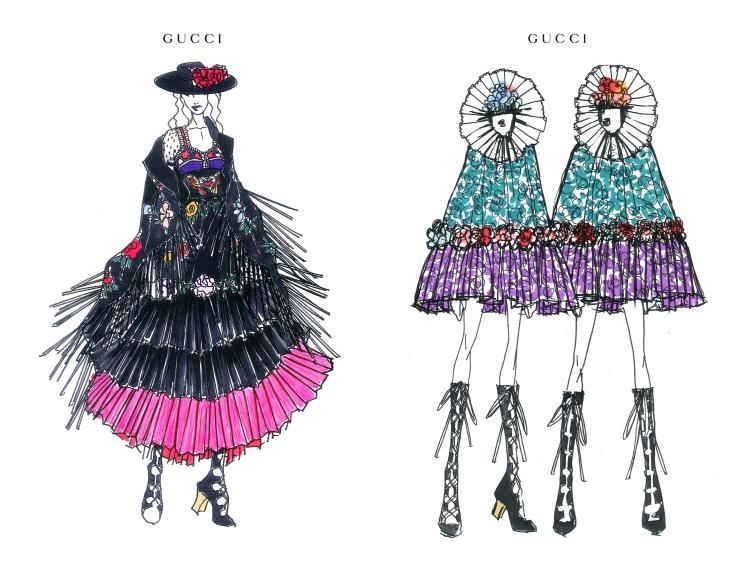 First Look: Madonna's Gucci Costumes For Her Rebel Heart Tour