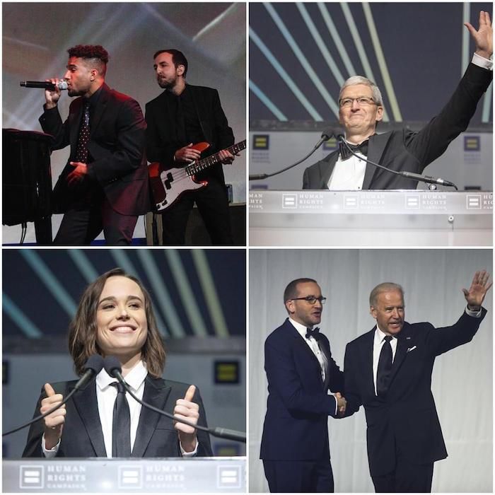 Watch: Joe Biden, Tim Cook, and Ellen Page Speeches at HRC Annual Dinner