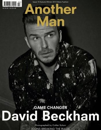 David Beckham Covers 'AnOther Man' Magazine