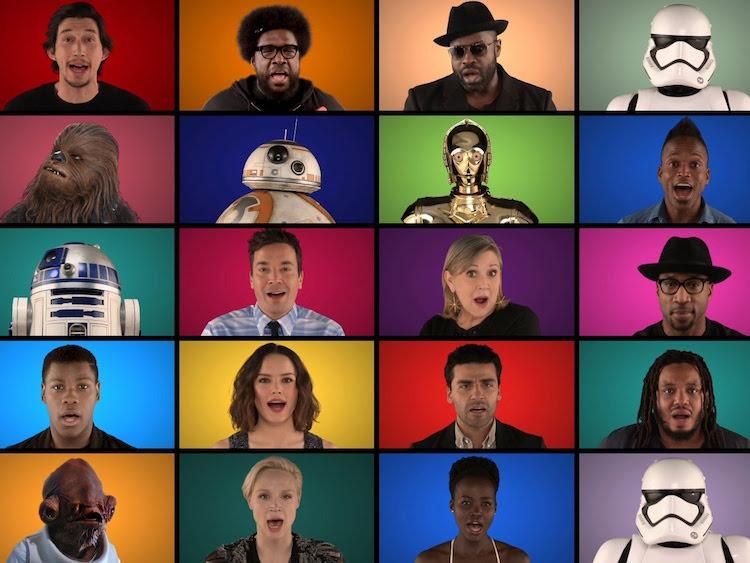 Watch: Jimmy Fallon, The Roots & 'Star Wars' Cast Sing 'Star Wars' A ...