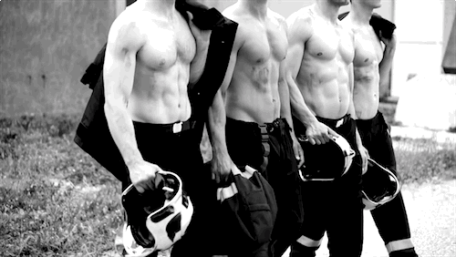 12 GIFs That Keep on Giving from the Très Sexy French Firemen Calendar