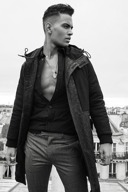 Model Watch: Terence Telle 'Up & Down' in Paris