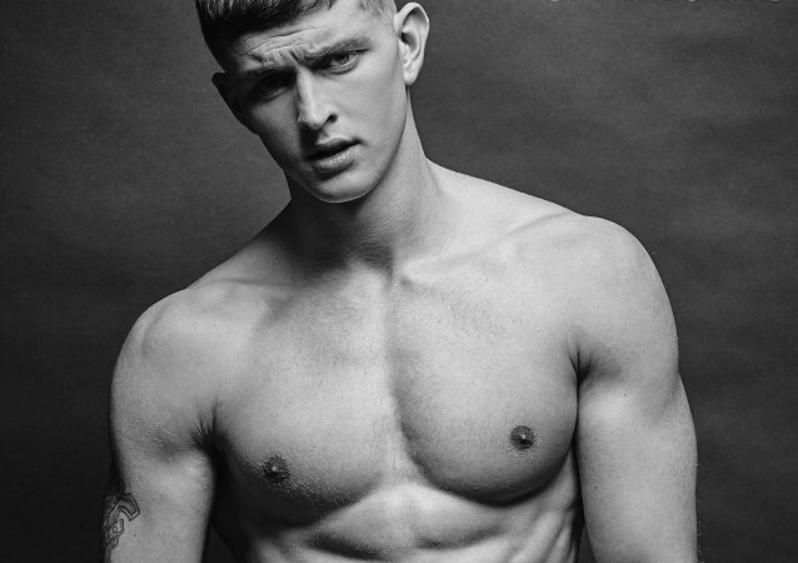 Model Watch: Michael Morgan in 'Attitude'