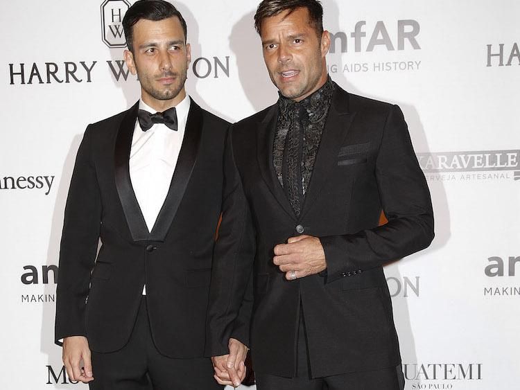 Ricky Martin Walks Red Carpet with New Boyfriend