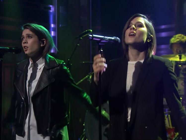 Watch: Tegan and Sara Perform ‘Boyfriend’ On Jimmy Fallon
