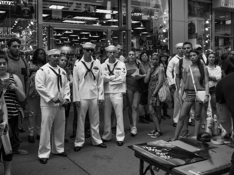 22 Sailors of Fleet Week NYC