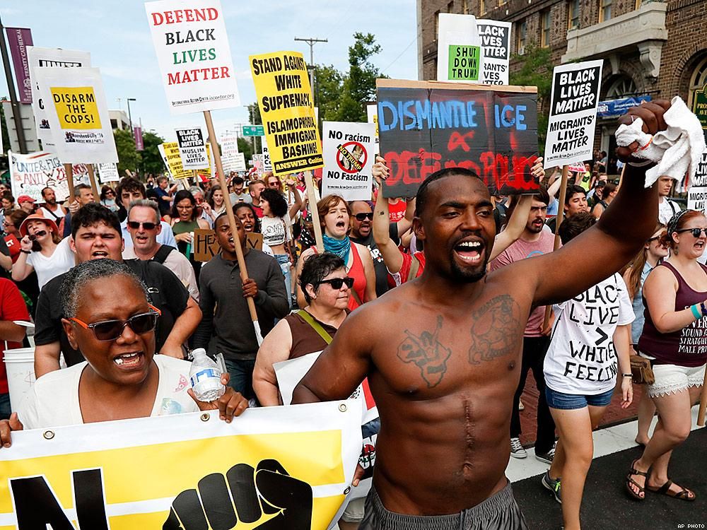 Photos: Take a Look at What's Going on Outside the Republican Convention