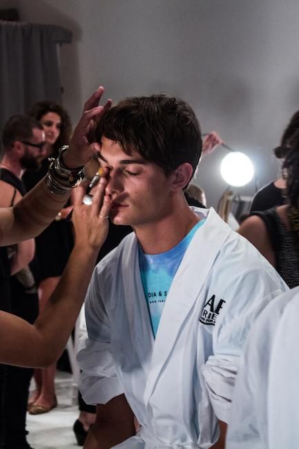 NYFWM: Backstage at Ovadia & Sons Spring-Summer 2017