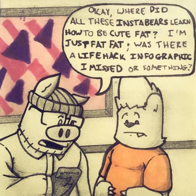 Brian Coffey's 'SquareBears' Are Beary Relatable