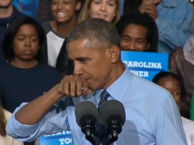 Obama Sniffs Himself To Make Sure He's Not A Demon