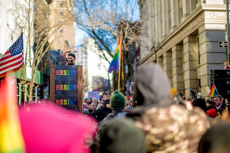 In Pictures: The LGBTQ Solidarity Rally at Stonewall