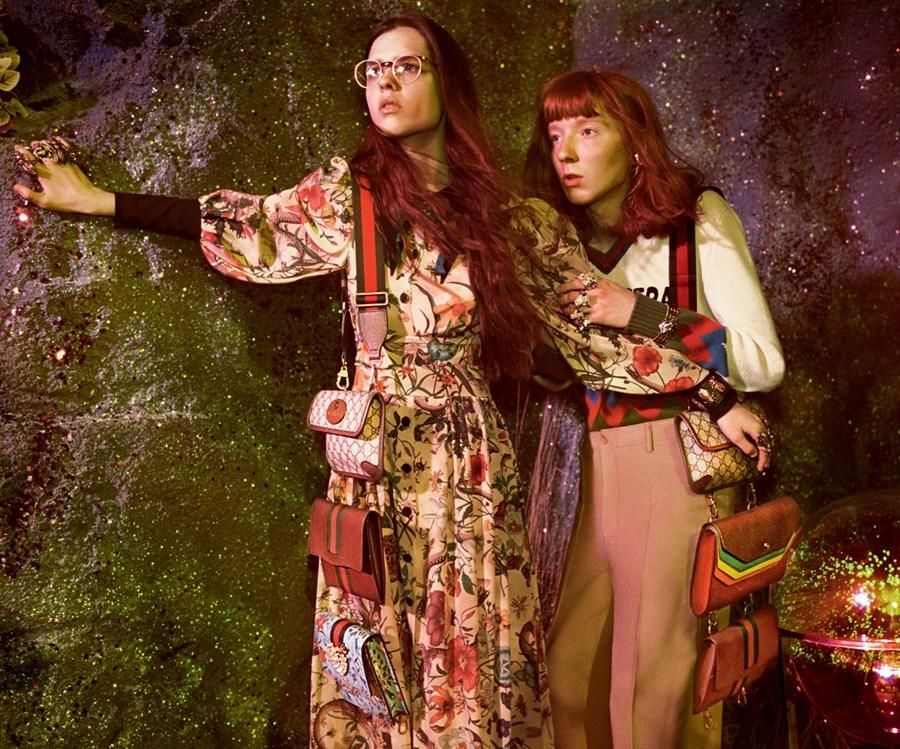 Gucci Fall '17 Campaign Sees Models Kissing Aliens & Fighting Dinosaurs