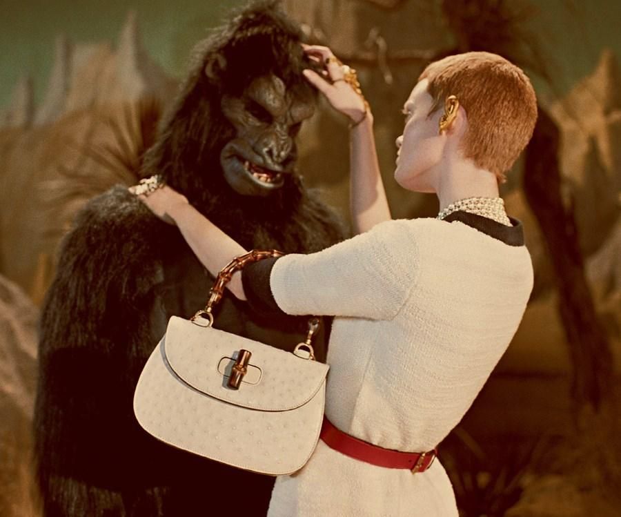 Gucci Fall '17 Campaign Sees Models Kissing Aliens & Fighting Dinosaurs