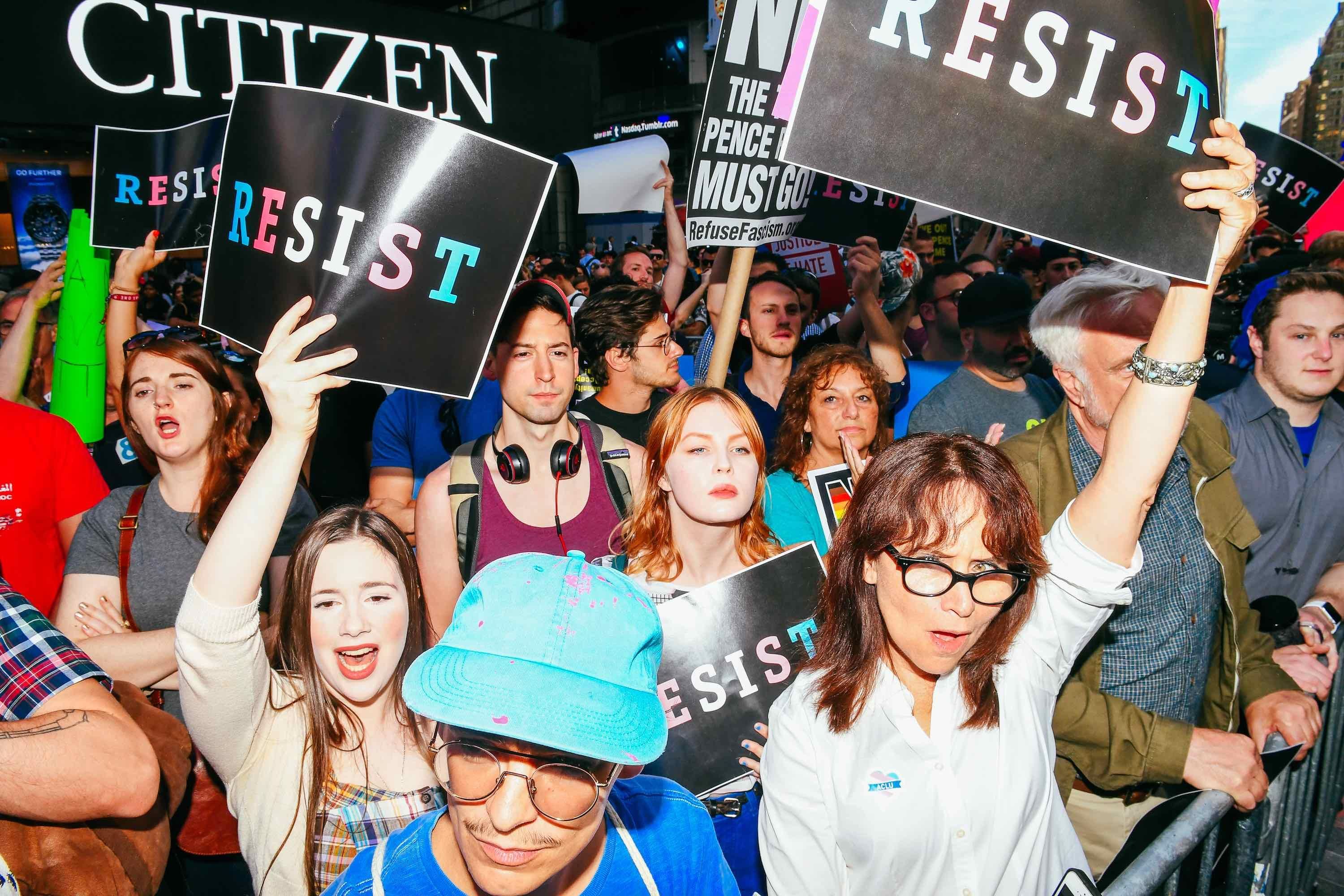 Gallery: NYC Protests Trump's Transgender Military Ban