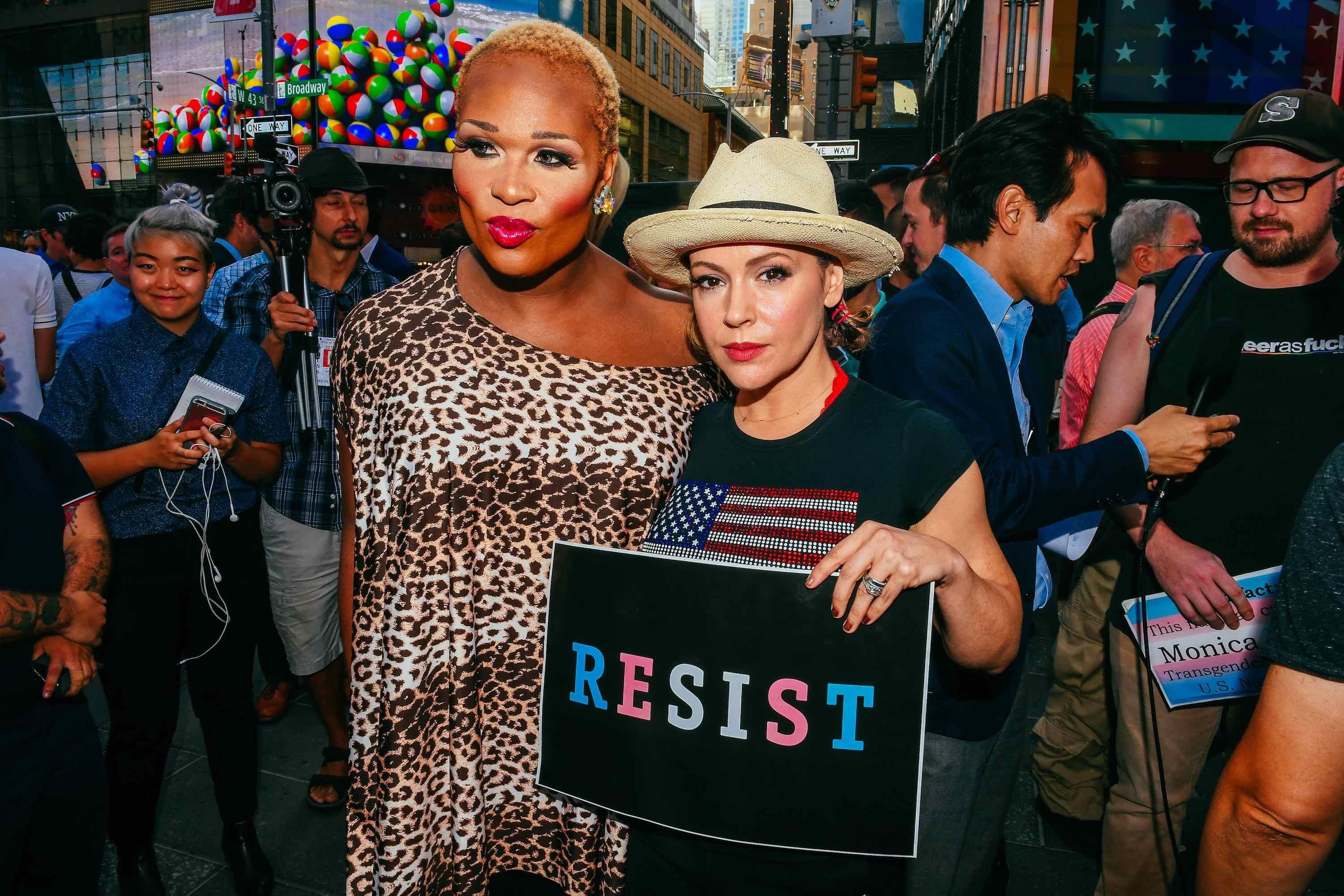 Gallery: NYC Protests Trump's Transgender Military Ban