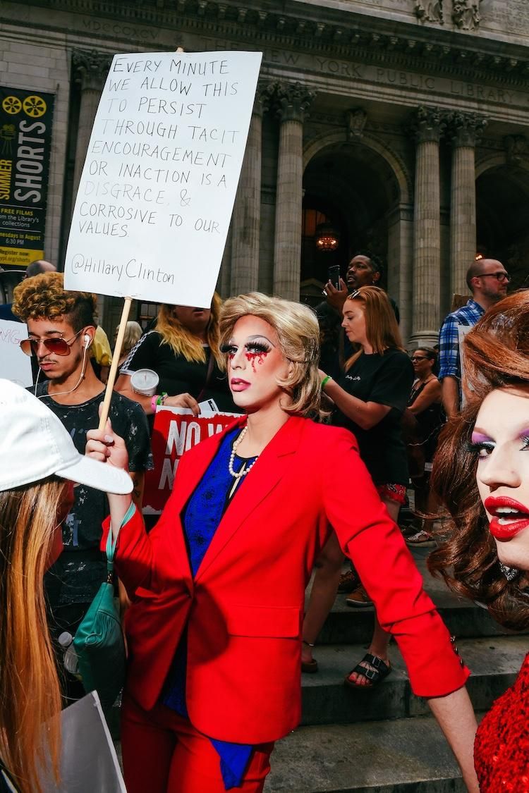 Gallery: Thousands Gather Outside Trump Tower to Protest the President