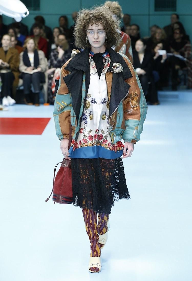 MFW: Gucci Dazzles Us Once Again With Feathers, Severed Heads, & Dragons