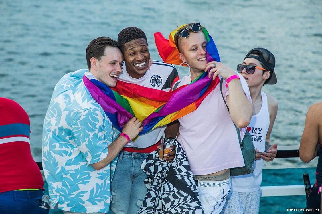 99 Photos of Pride Sailing the N.Y. Harbor on the Luvboat