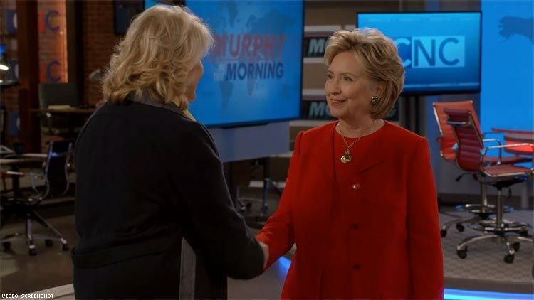 WATCH: Hillary Clinton Interviews for a Job on 'Murphy Brown'